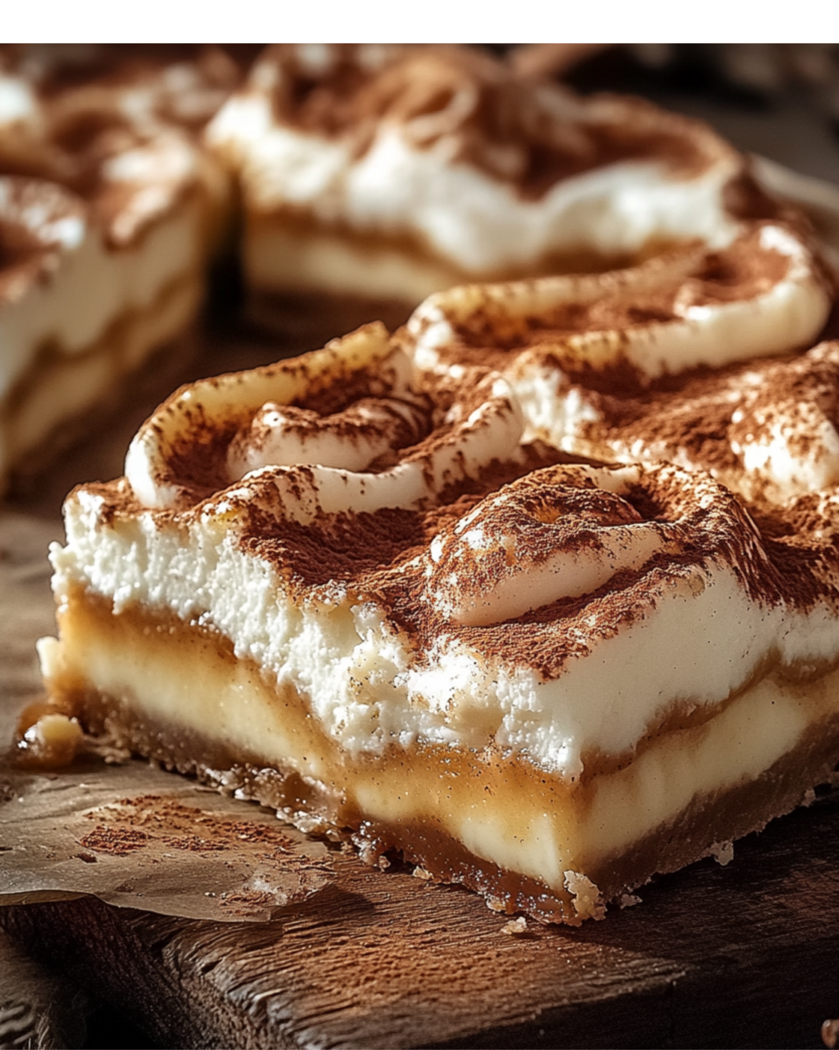 Ooey-Gooey Cinnamon Roll Cheesecake Bars