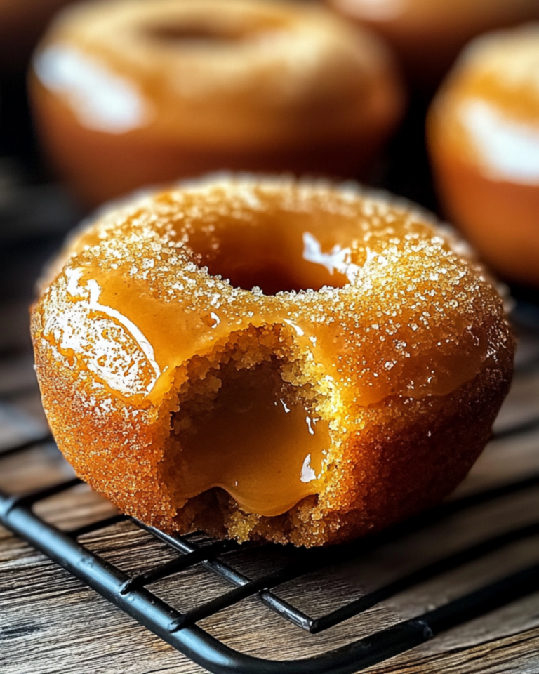 Peanut Butter & Pumpkin Pup Donuts