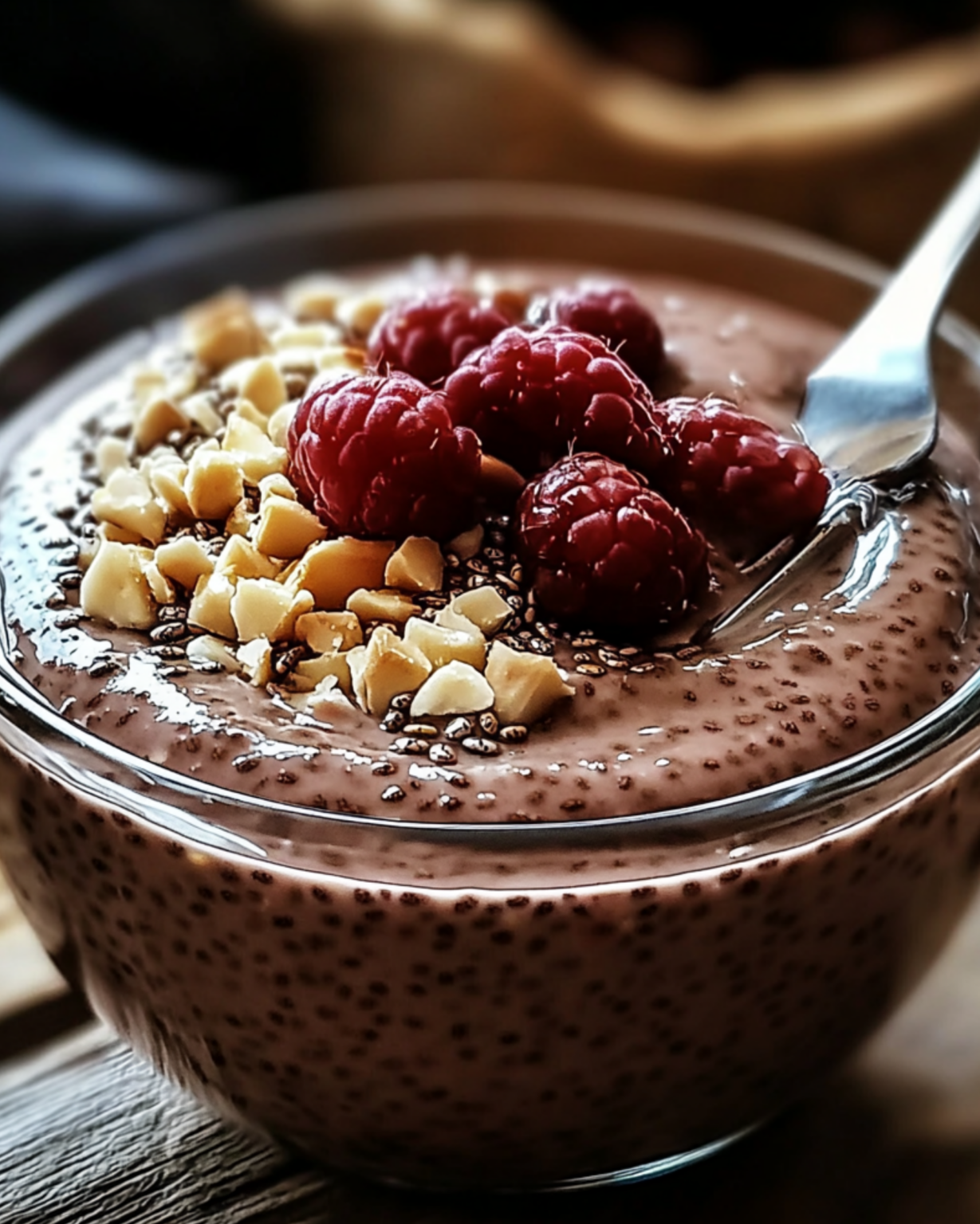 Easy Nutella Chia Seed Pudding