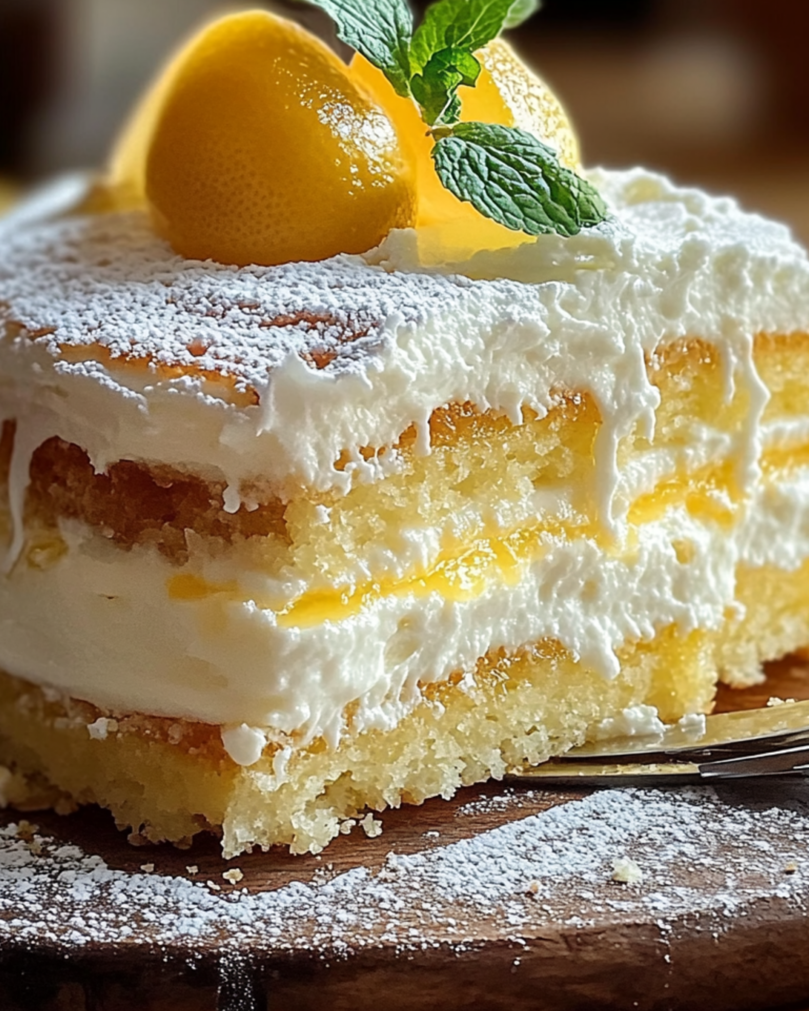 Limoncello Mascarpone Cake – A Citrus Delight!