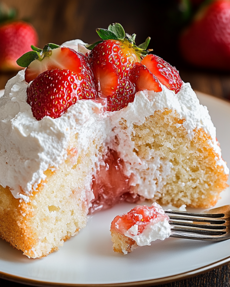 Strawberry Angel Cake Recipe