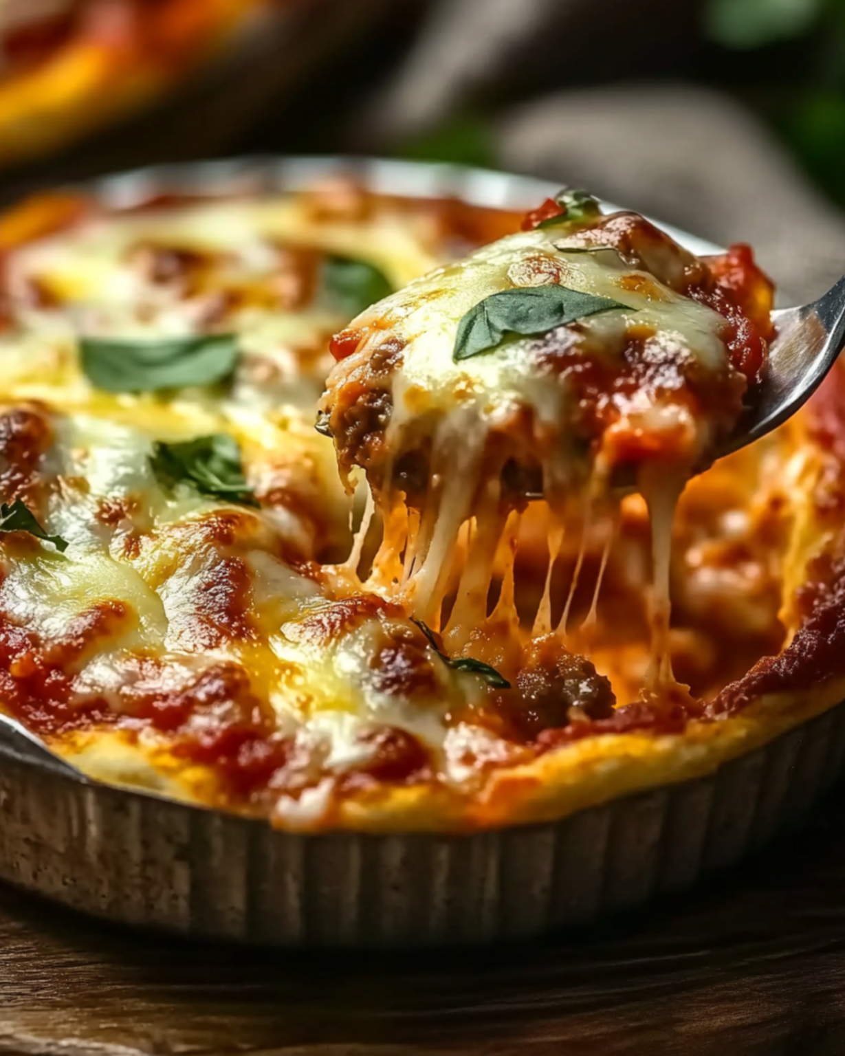 Low Carb Crustless Pizza Bowl